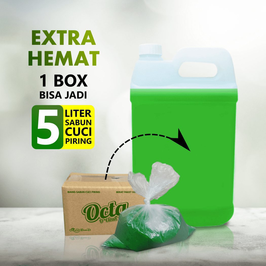 Oclean Sabun Cuci Piring - Orchid Care Green Cleaning and Perfumery