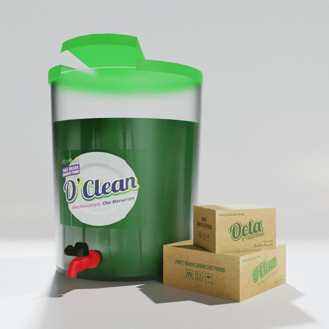 Oclean Sabun Cuci Piring - Orchid Care Green Cleaning and Perfumery